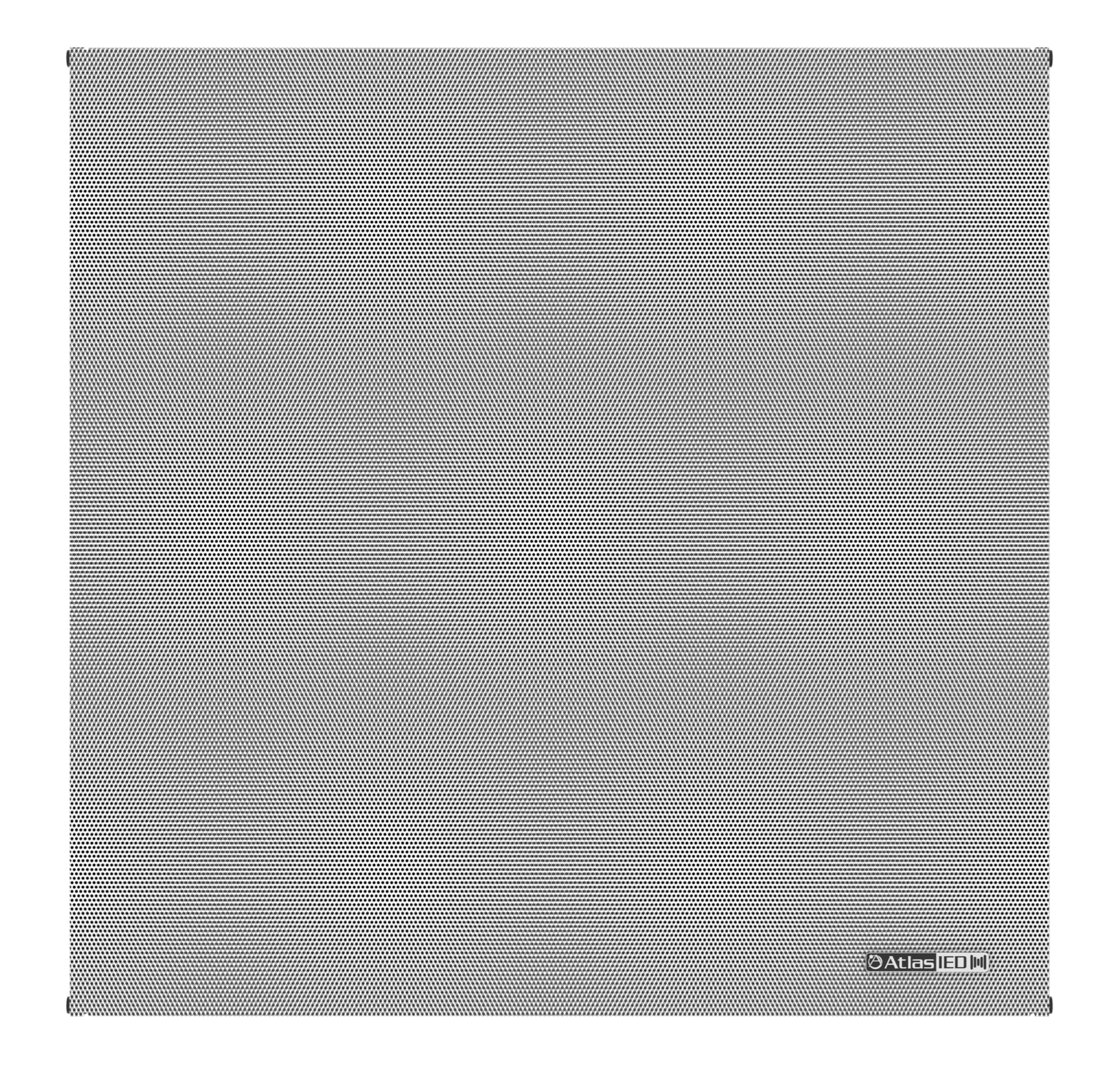Atlas IED Indoor 2' x 2' Suspended Ceiling Mount Dante PoE IP Speaker