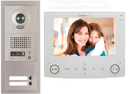Aiphone GT-2V7 2 Apartment Multi Tenant 7" Video Intercom System Set(G