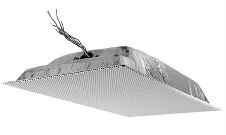 Quam SYSTEM 5/VC Lay-In 8" Ceiling Speaker System, 12" x 24", 25/70V w ...